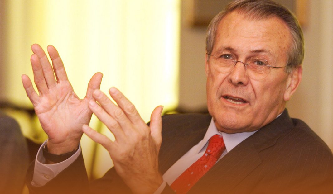 Donald Rumsfeld, Former Defense Secretary, Has Passed Away at 88